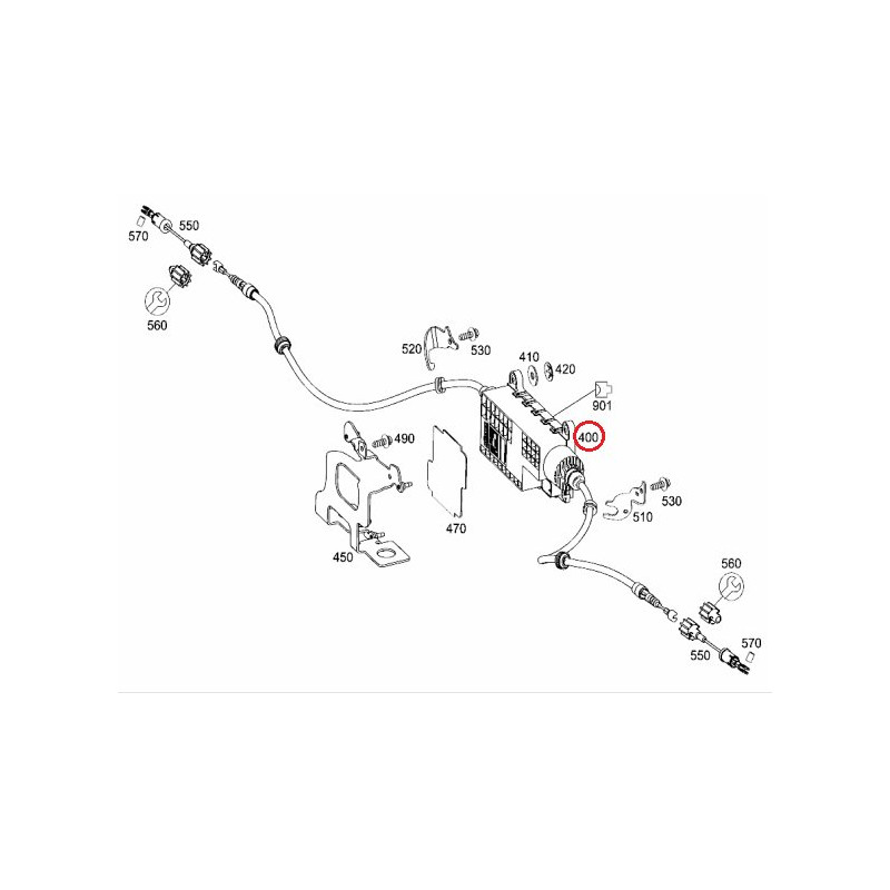 Original Mercedes-Benz Feststellbremse Aktuator V-Klasse Vito 447 ...