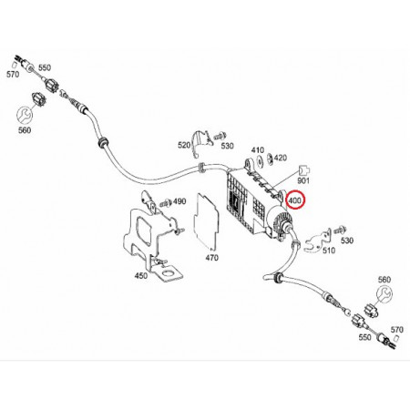 Original Mercedes-Benz Feststellbremse Aktuator V-Klasse Vito 447 ...